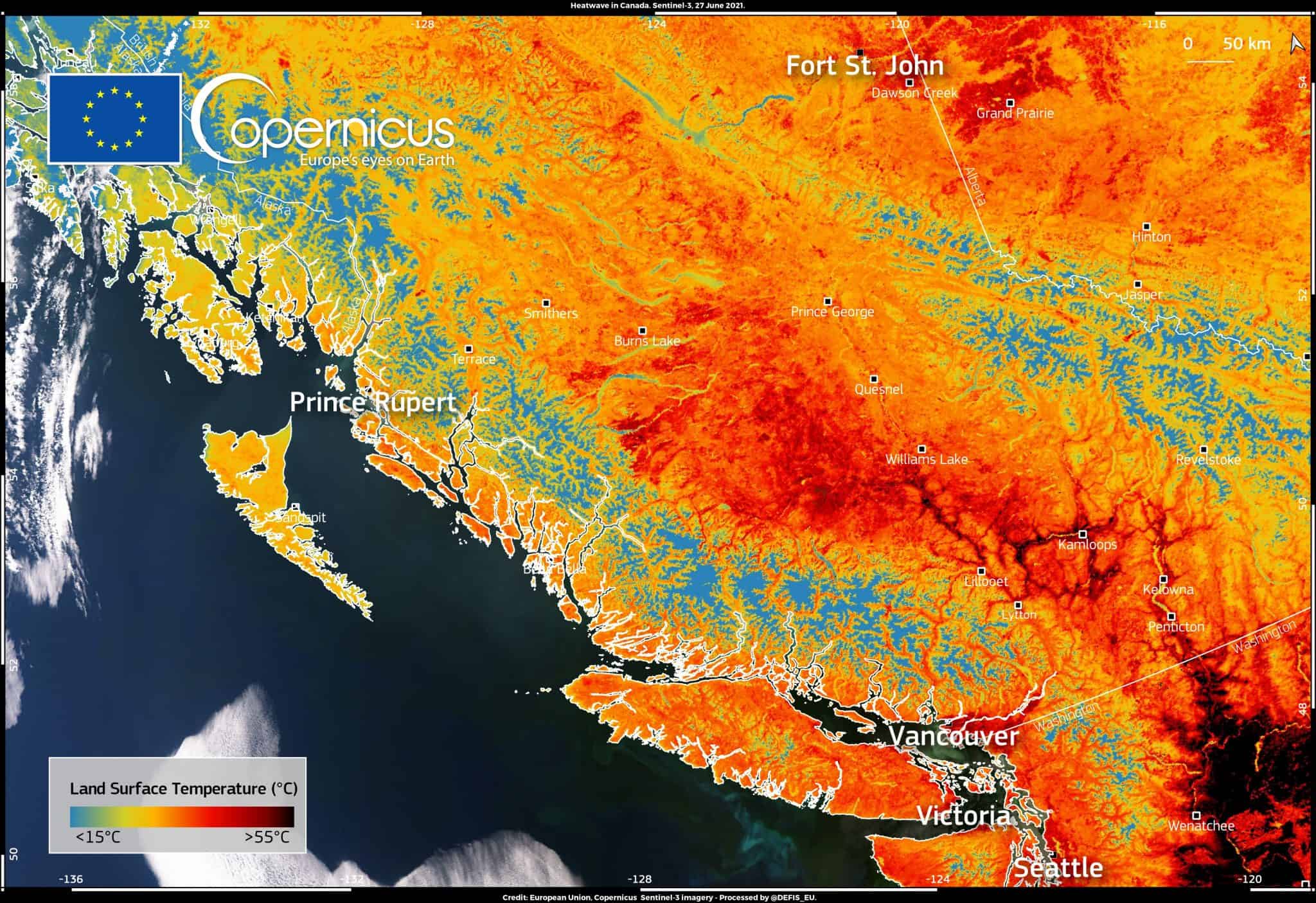 Dödlig värmebölja pressar USA och Kanada - Supermiljöbloggen